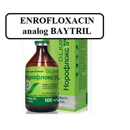 Noroflox 5% Solution for Cattle, Pigs, Sheep, Goats, Dogs (100ml ...